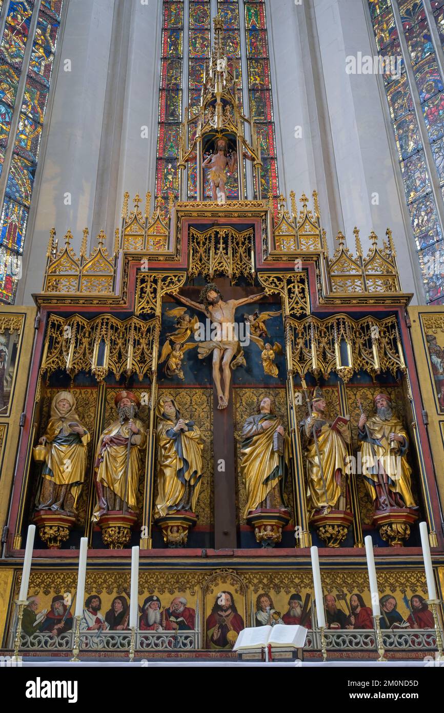 Zwölf-Boten-Altar, Stadtkirche St. Jakob, Rothenburg ob der Tauber ...