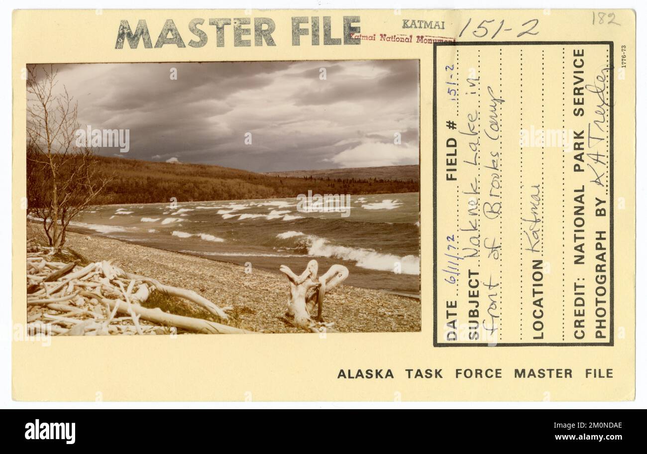 Naknek Lake in front of Brooks Camp. Alaska Task Force Photographs ...