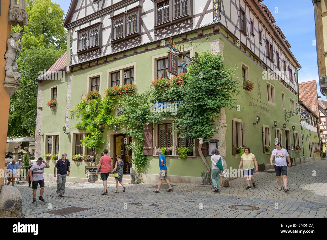 Hotel und Restaurant Reichsküchenmeister, Kirchplatz, Rothenburg ob der ...