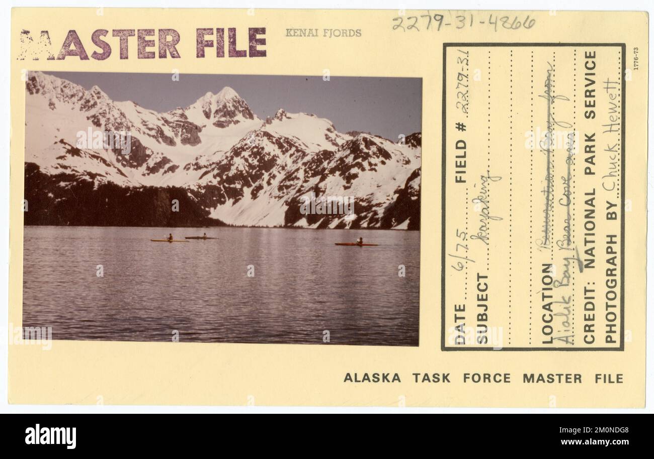 Kayaking. Alaska Task Force Photographs Stock Photo - Alamy