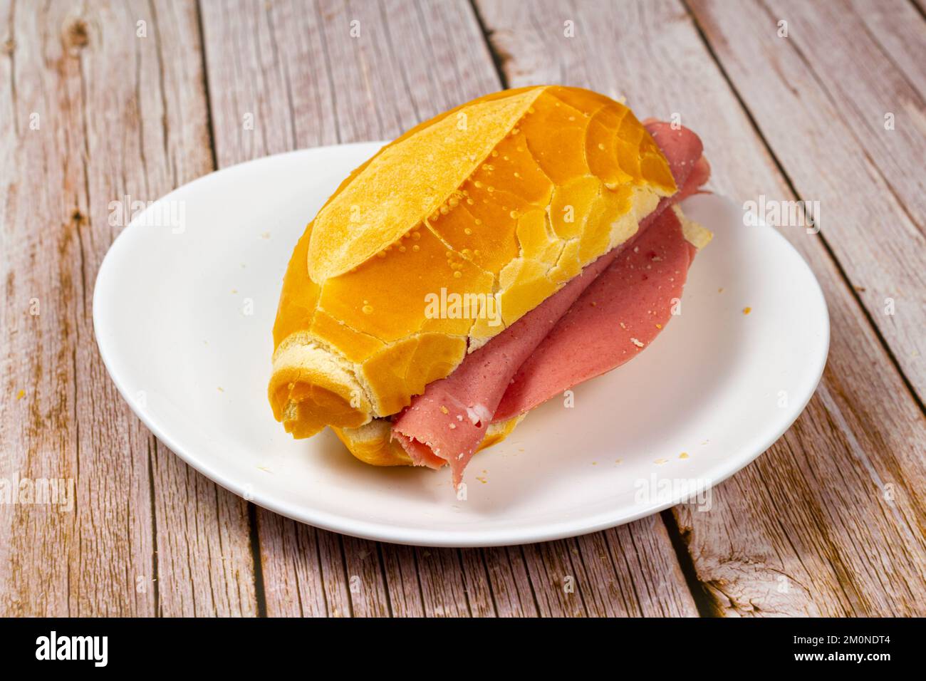 Mortadella sandwich hi-res stock photography and images - Alamy