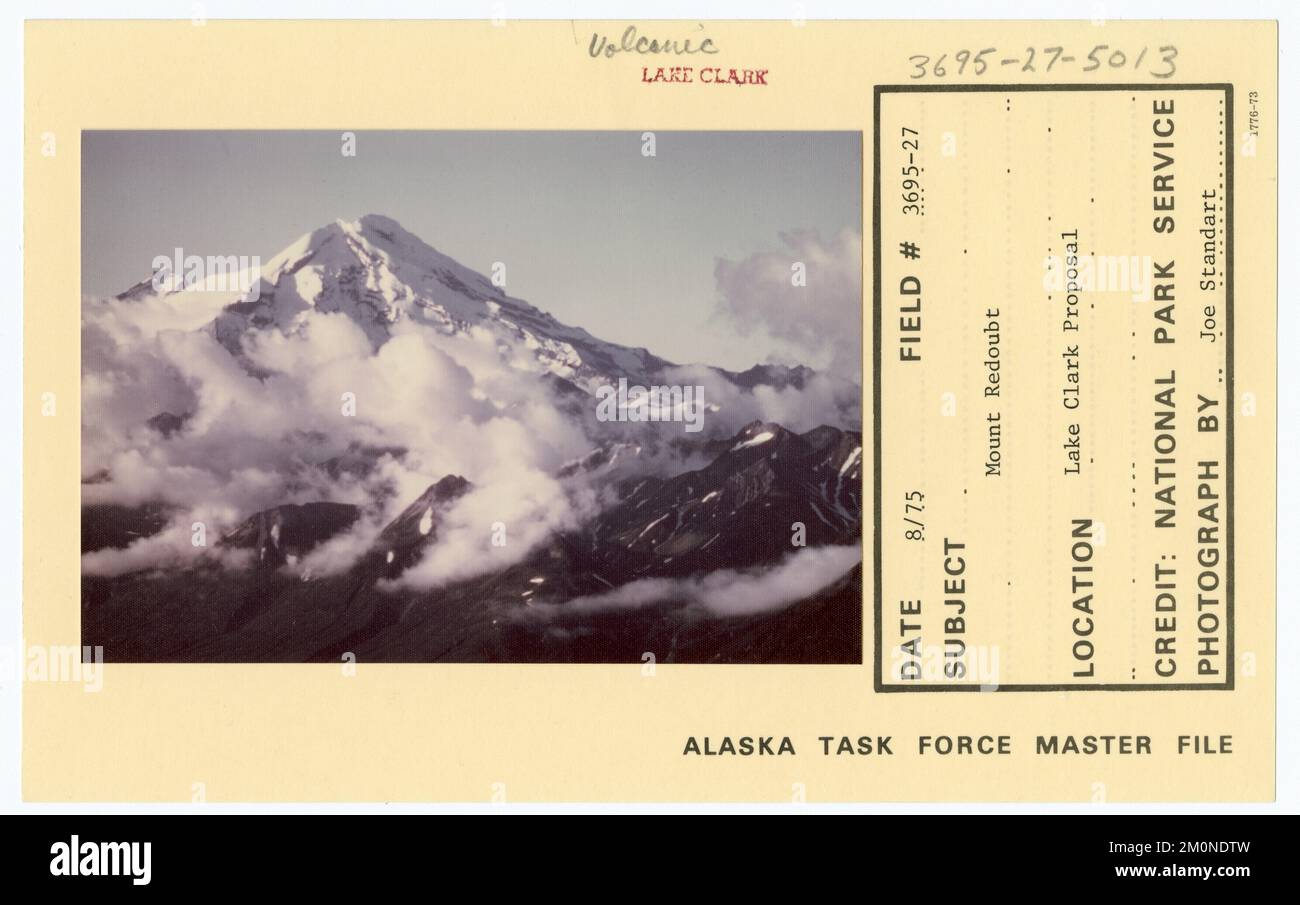 Mount Redoubt. Alaska Task Force Photographs Stock Photo - Alamy