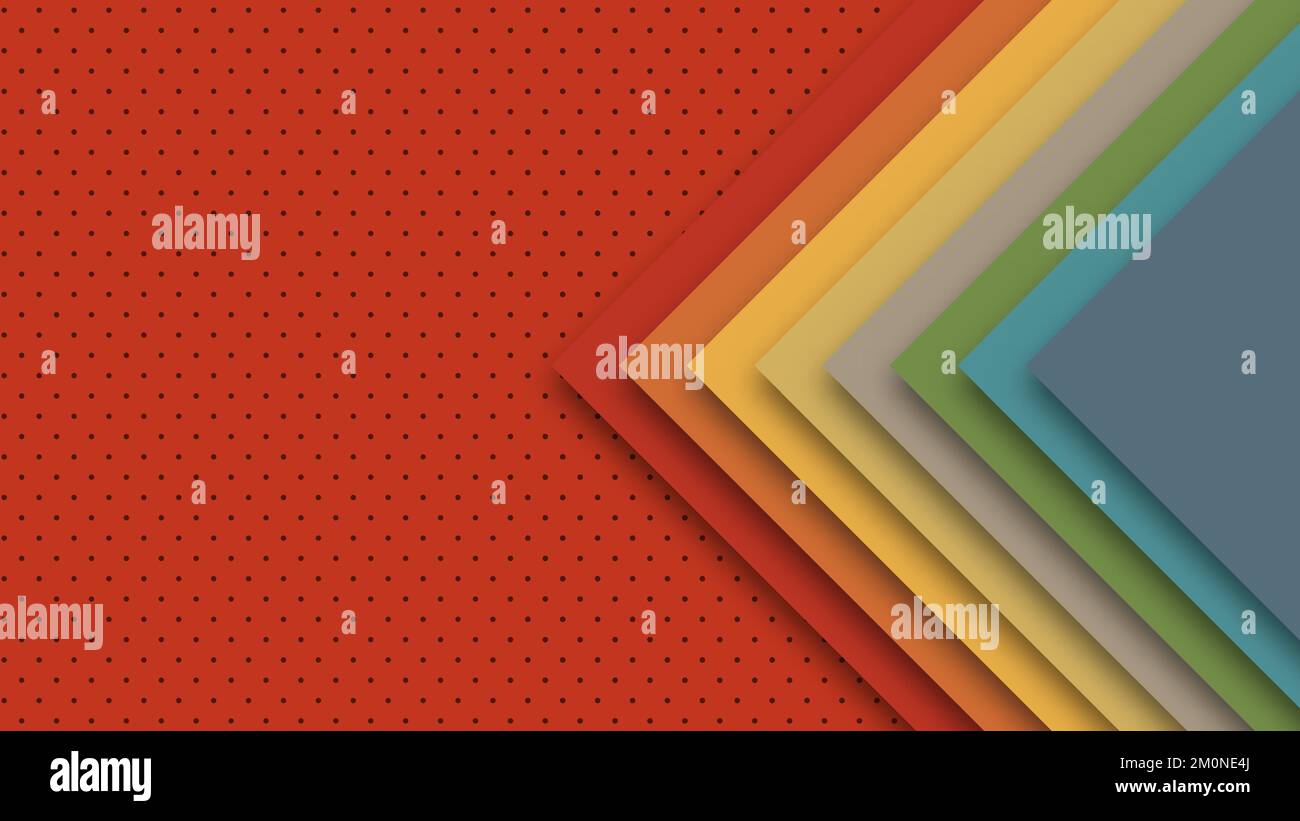 Realistic design in futuristic retro style. Abstract geometric 1970's ...