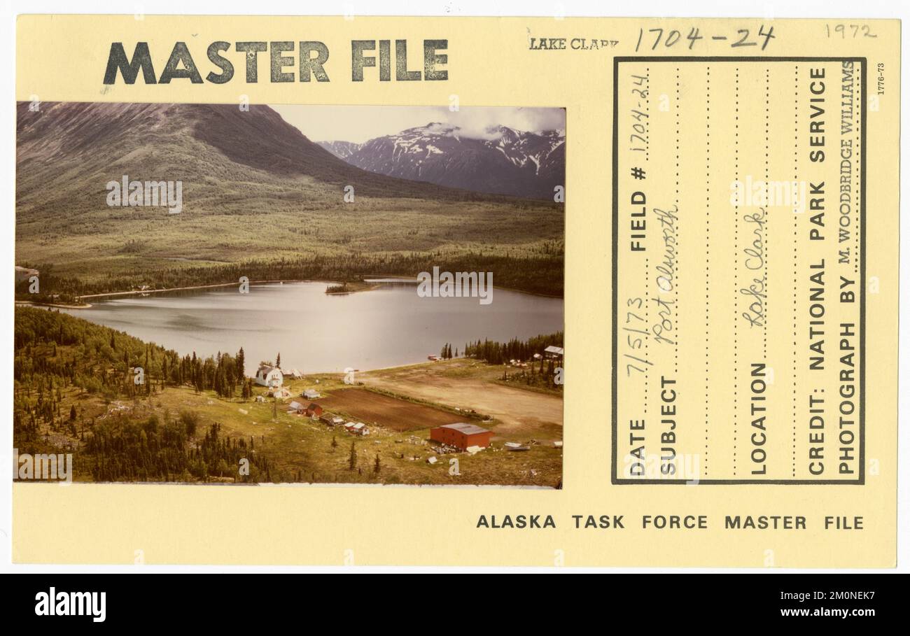 Port Alsworth. Alaska Task Force Photographs Stock Photo - Alamy