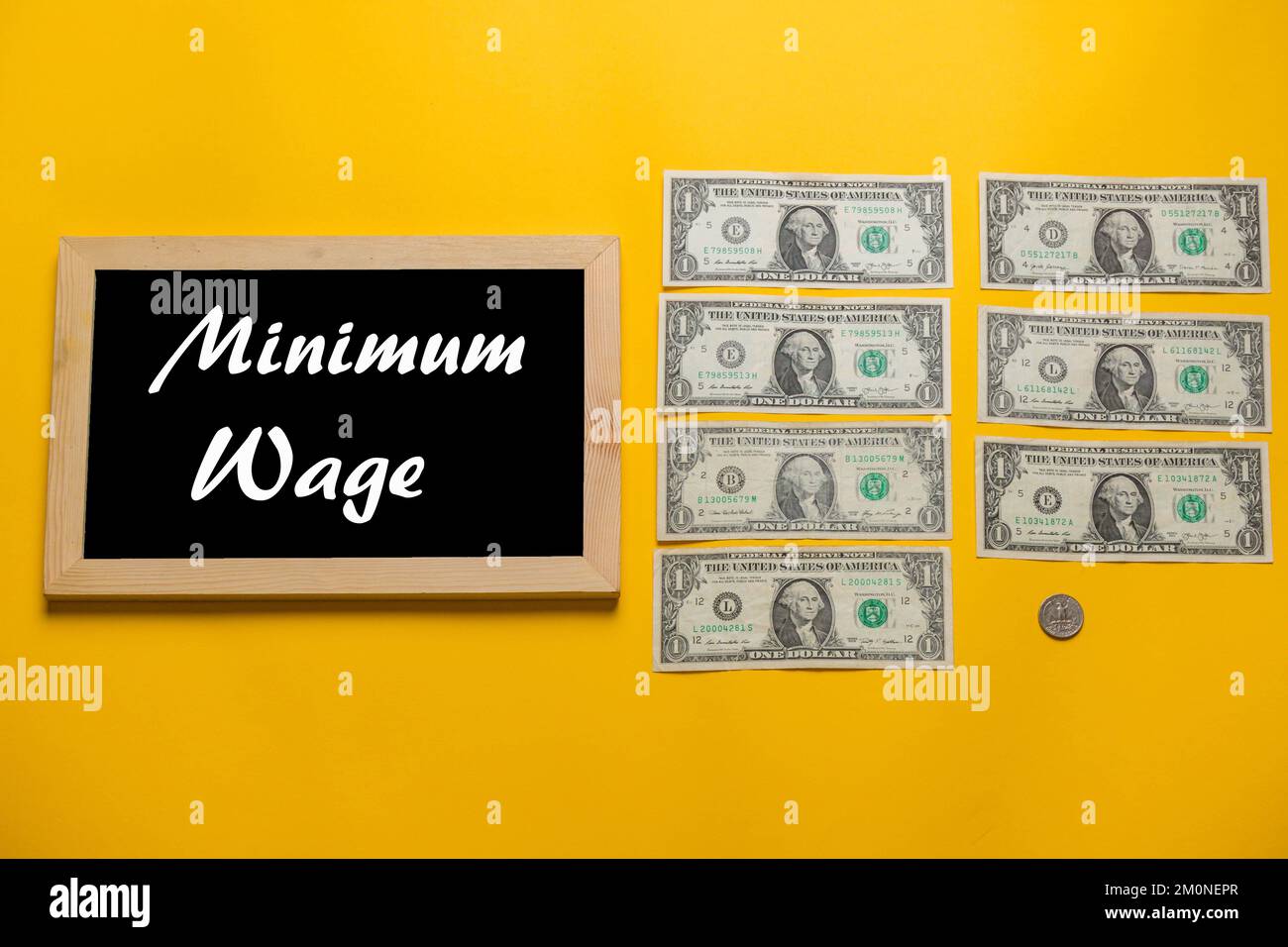 The Federal Minimum Wage Stock Photo - Alamy