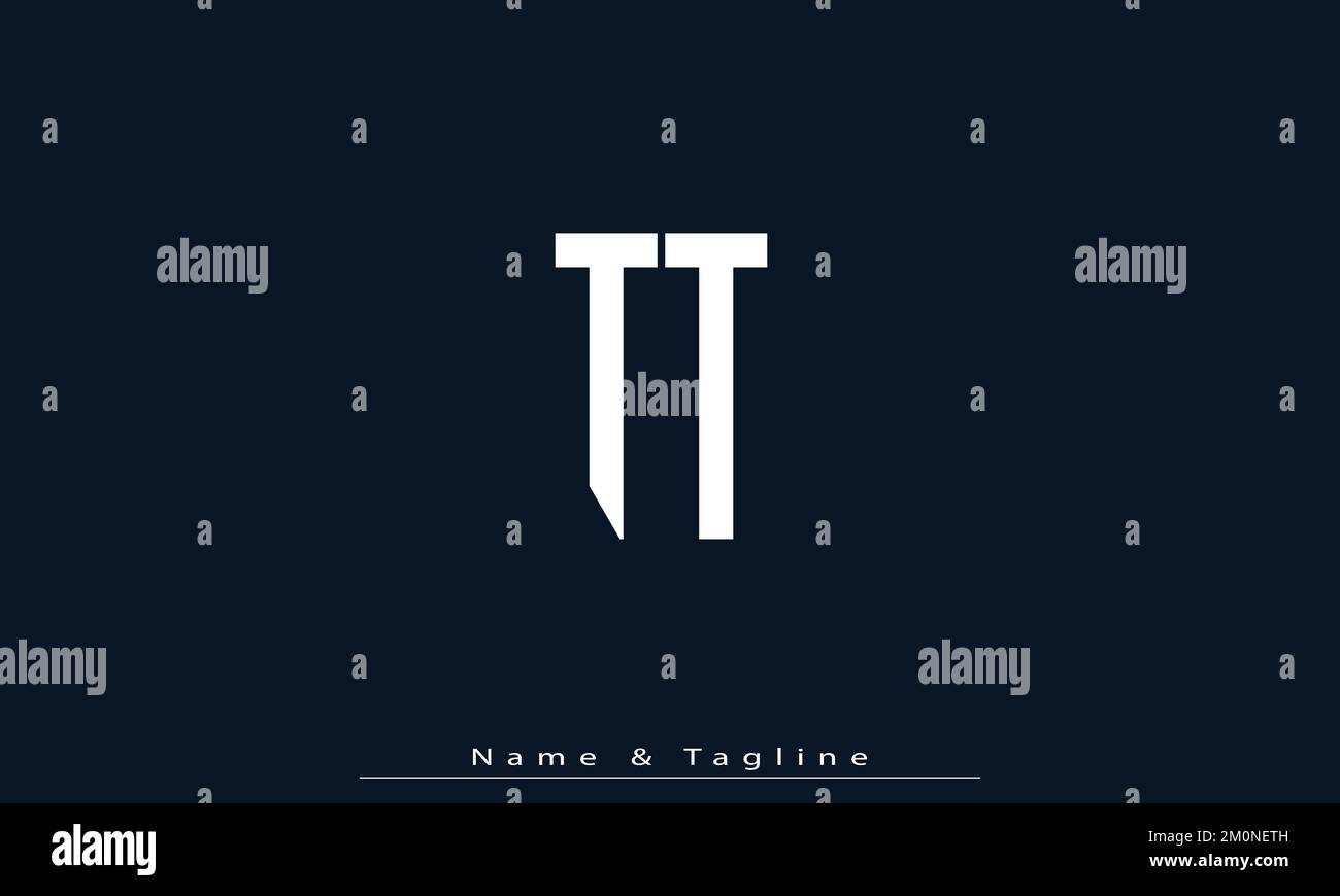 Alphabet letters Initials Monogram logo TT Stock Vector Image & Art - Alamy