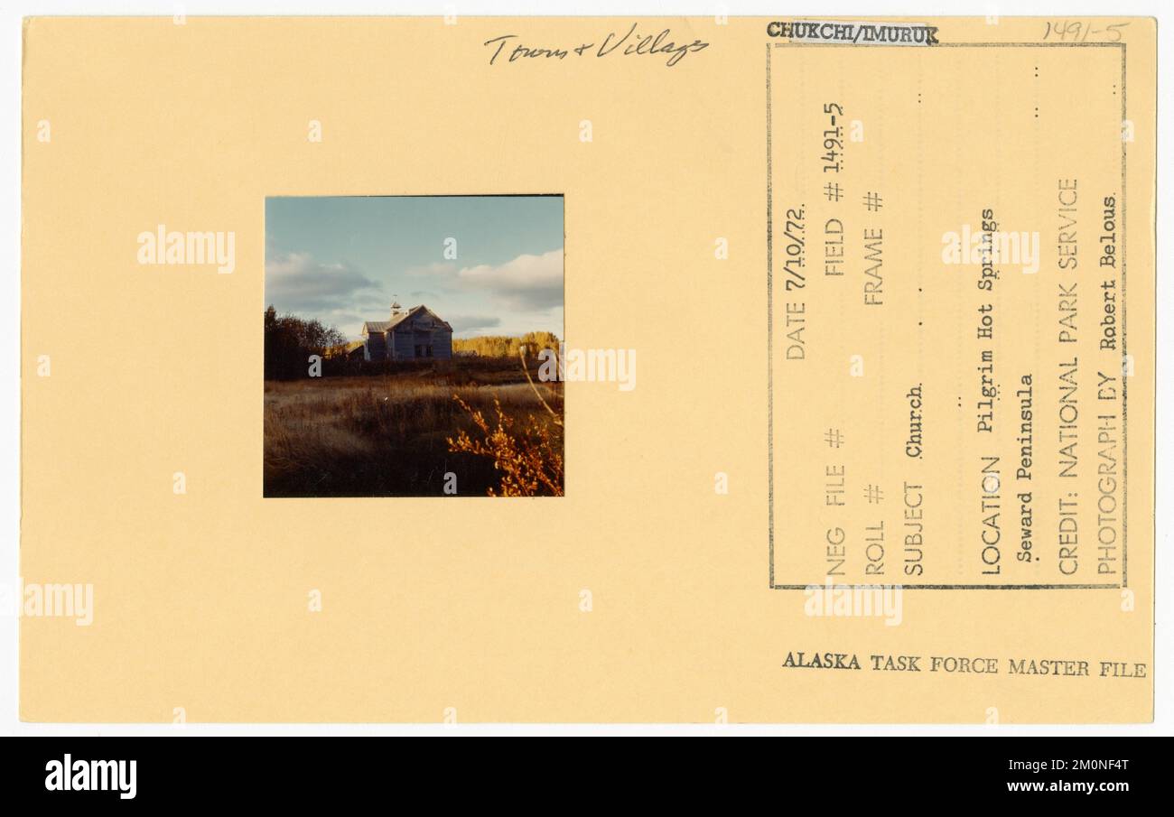 Church. Alaska Task Force Photographs Stock Photo - Alamy