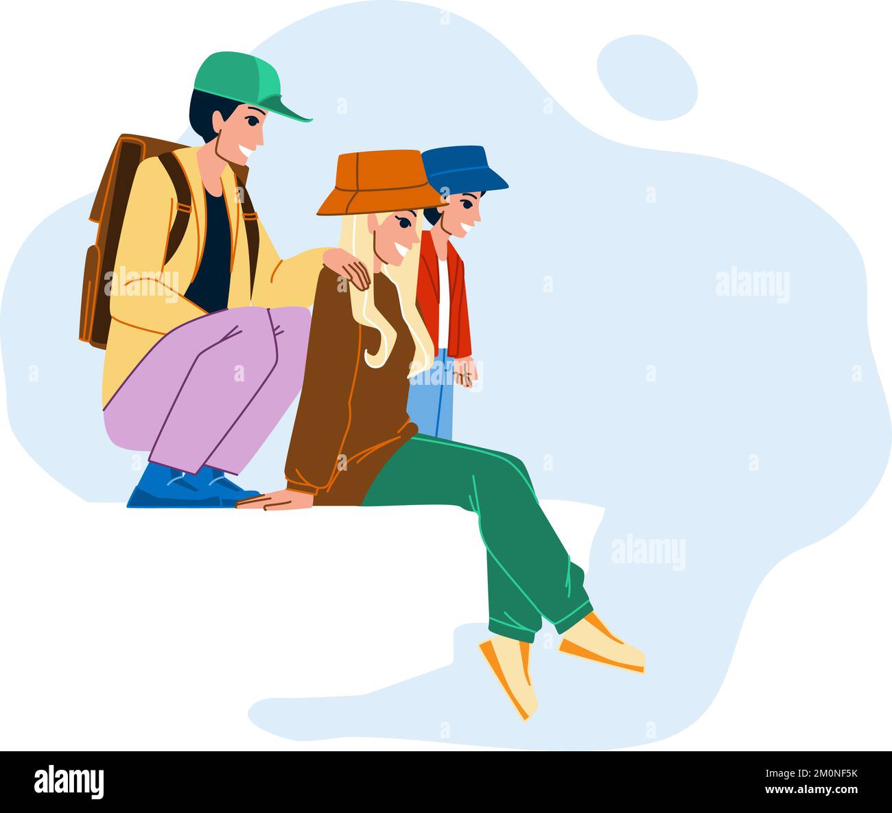 family adventure vector Stock Vector Image & Art - Alamy