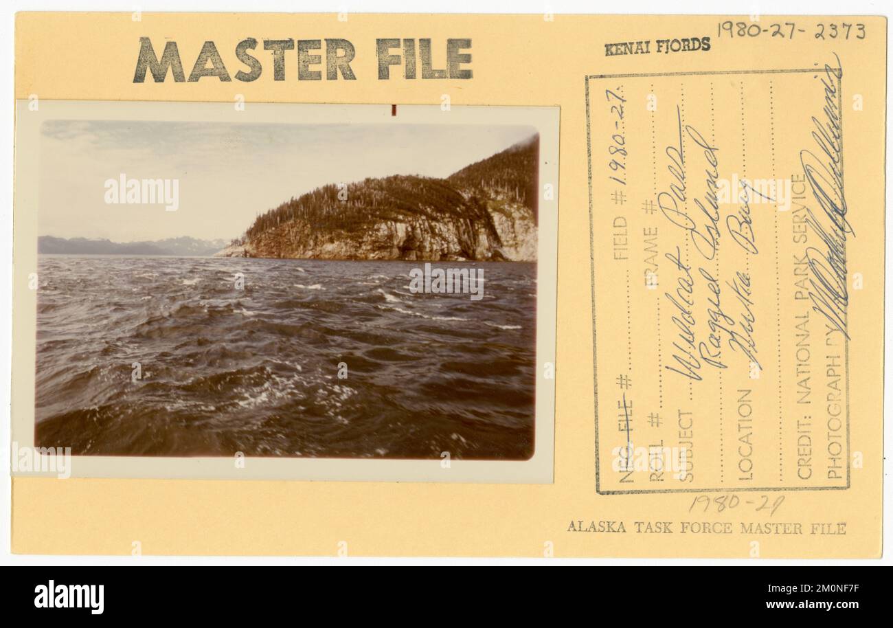 Wildcat Pass Ragged Island. Alaska Task Force Photographs Stock Photo ...