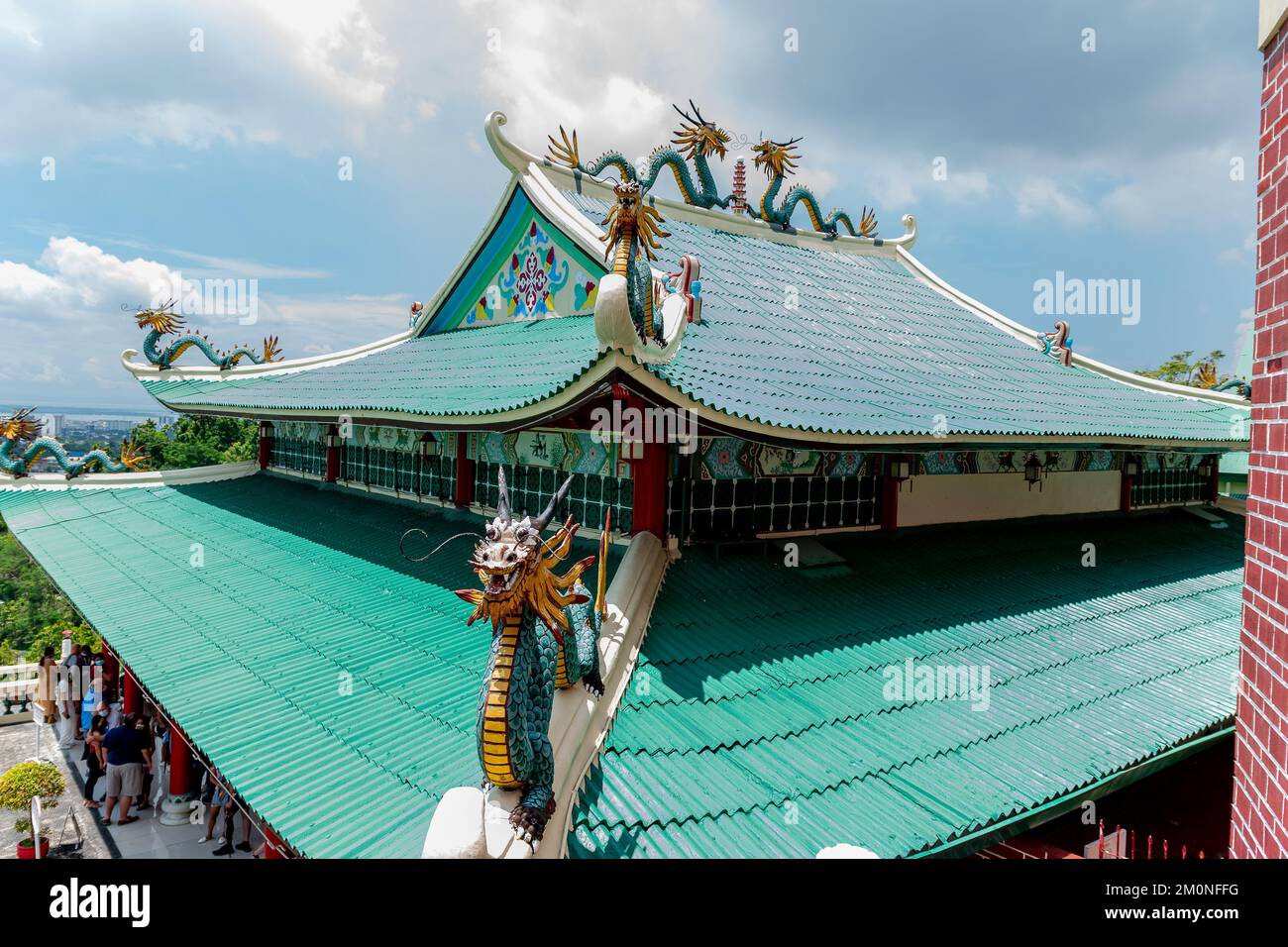An aerial view of the historic Taoist temple Stock Photo - Alamy