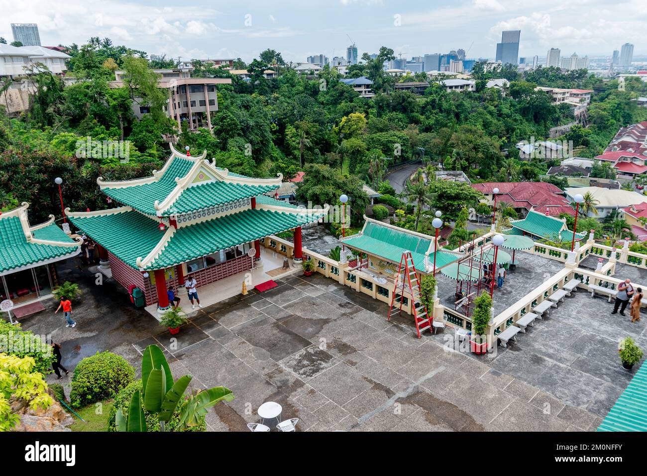 An aerial view of the historic Taoist temple Stock Photo - Alamy