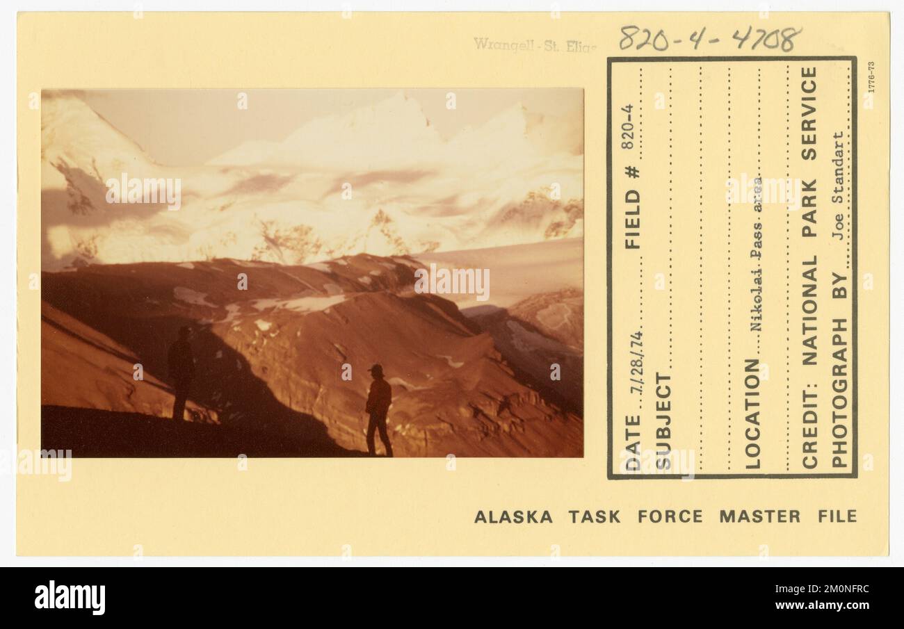 Nikolai Pass area. Alaska Task Force Photographs Stock Photo - Alamy