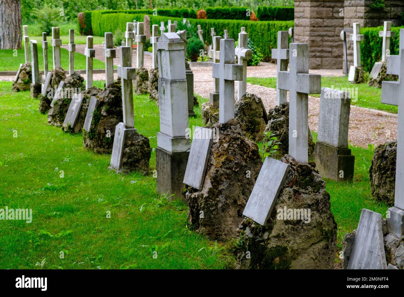 Hungarian war cemetery hi-res stock photography and images - Alamy