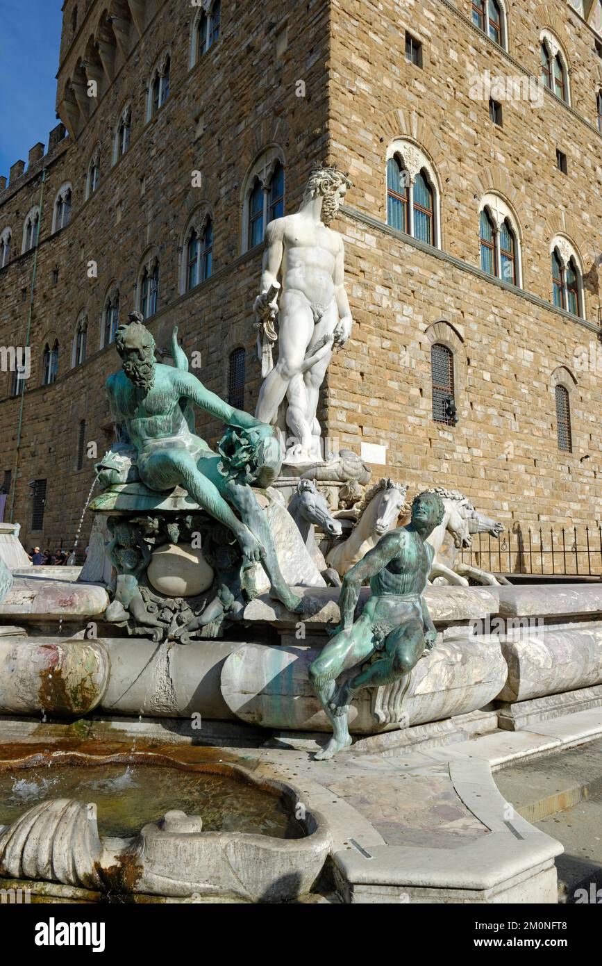 Neptune, Neptune Fountain Fontana del Nettuno, in the Piazza della ...
