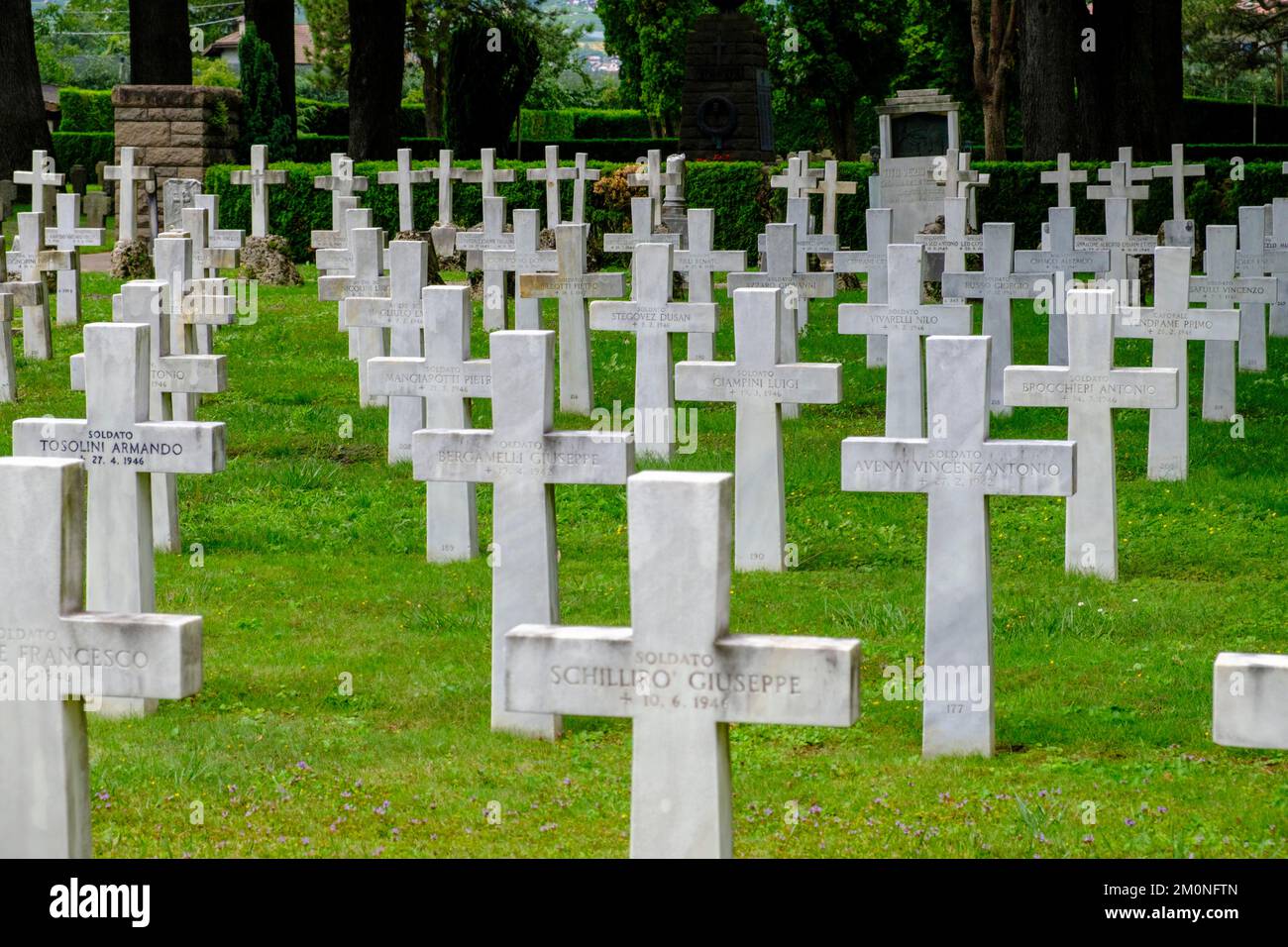 German, Austrian, Hungarian, Italian military cemetery, war graves ...