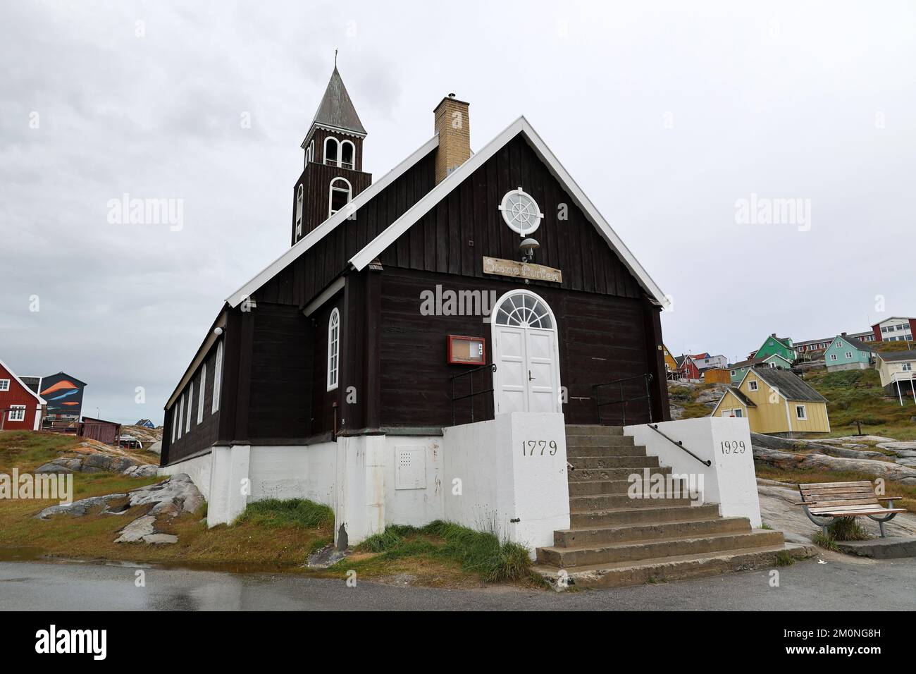 The old Zion Church of Ilulissat in Greenland, Denmark Stock Photo - Alamy