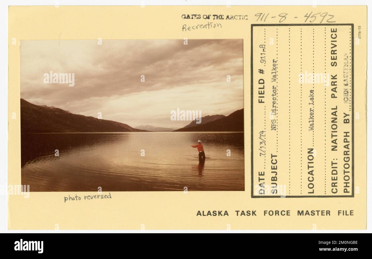 NPS Director Walker. Alaska Task Force Photographs Stock Photo - Alamy