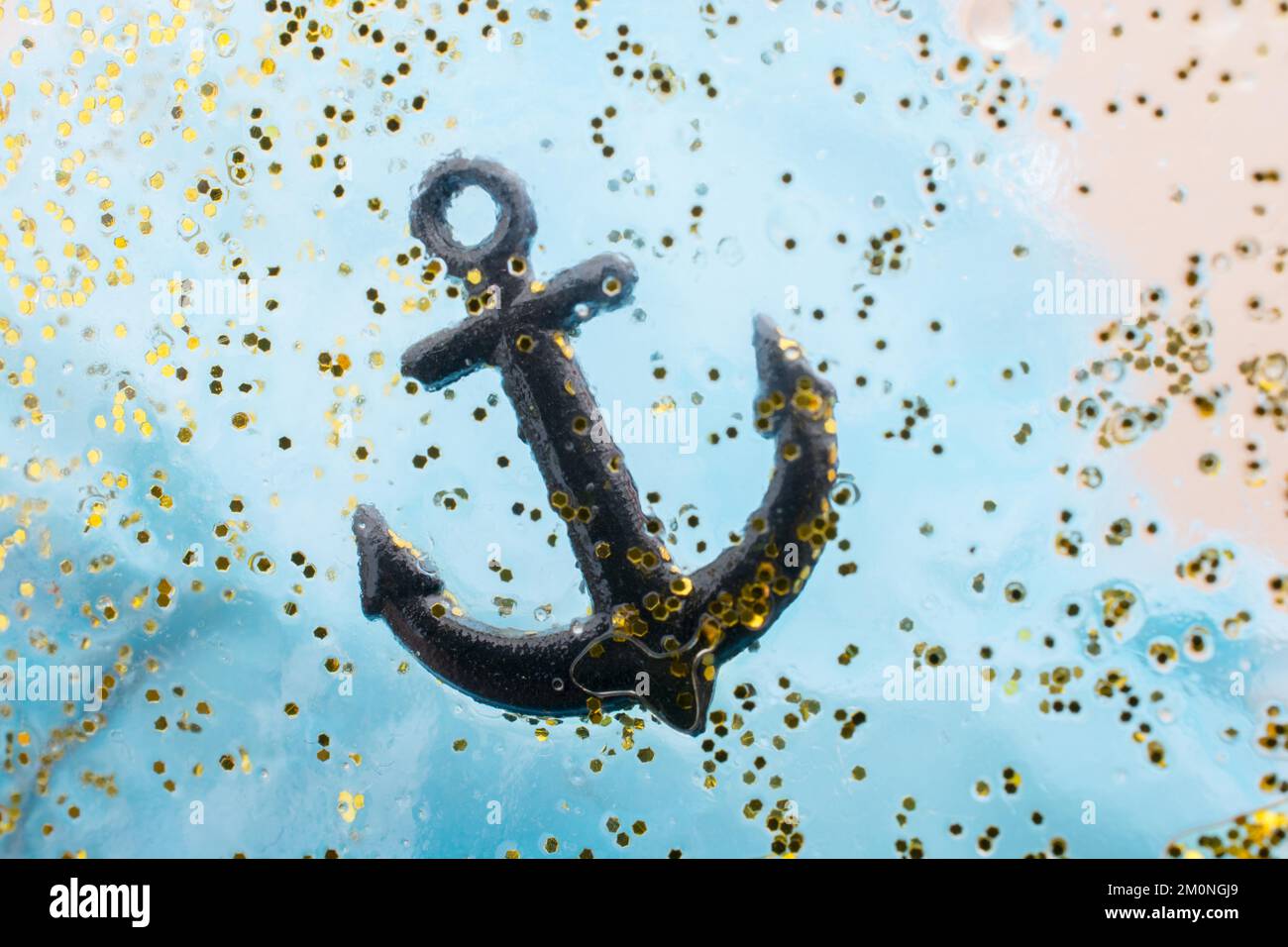 Tiny model anchor for decorative purposes Stock Photo - Alamy