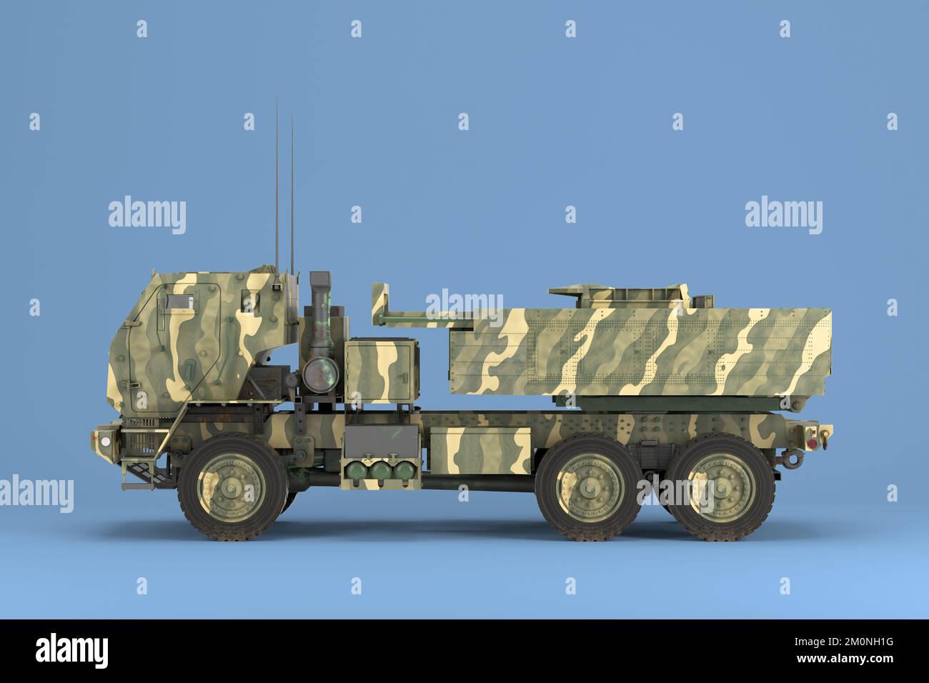 3d render mlrs himars High Mobility Artillery Rocket System land leases ...