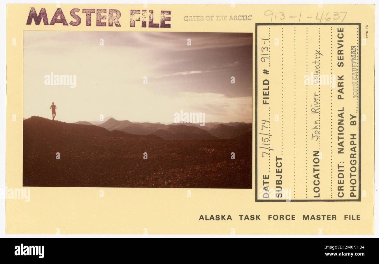 John River country. Alaska Task Force Photographs Stock Photo - Alamy