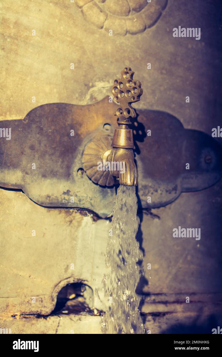 Turkish Ottoman style water tap examples Stock Photo - Alamy