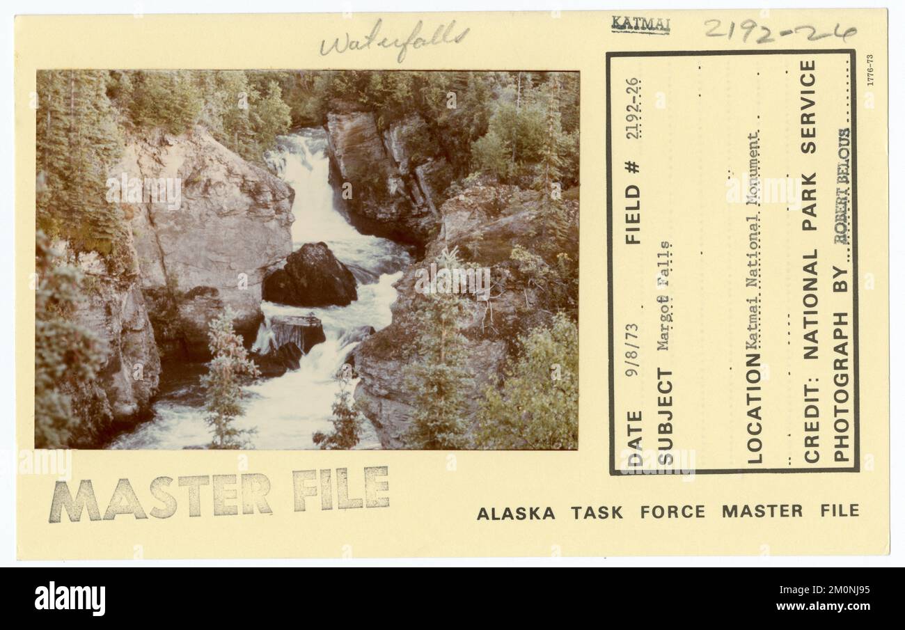Margot Falls. Alaska Task Force Photographs Stock Photo - Alamy