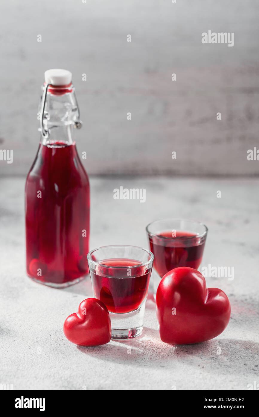 Red vodka bottle hi-res stock photography and images - Alamy