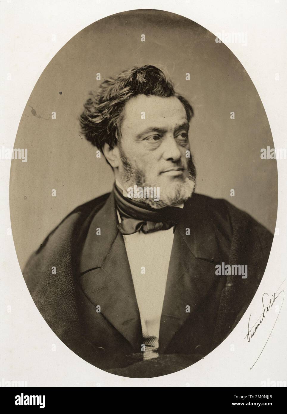 Portrait of French statesman and lawyer Jules Favre (1809 - 1880 ...