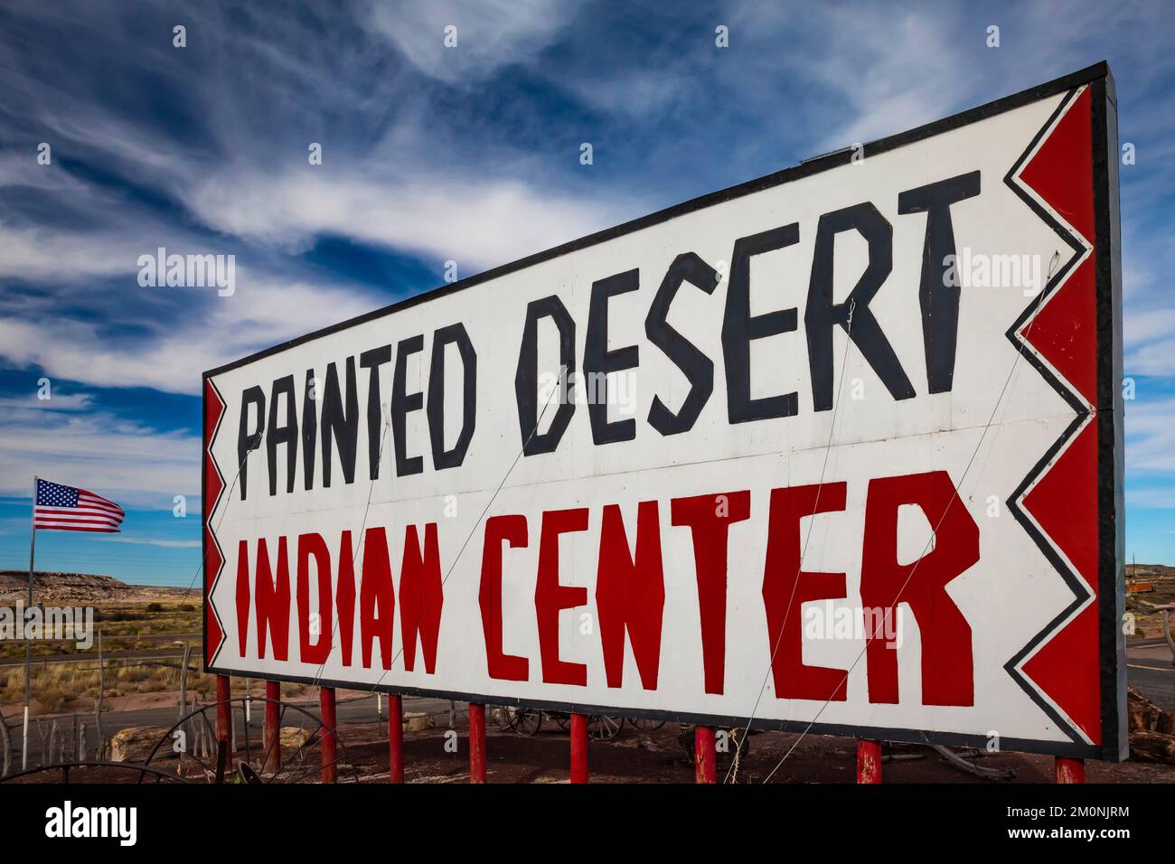 Painted Desert Indian Center on Route 66 near Holbrook, Arizona, USA ...