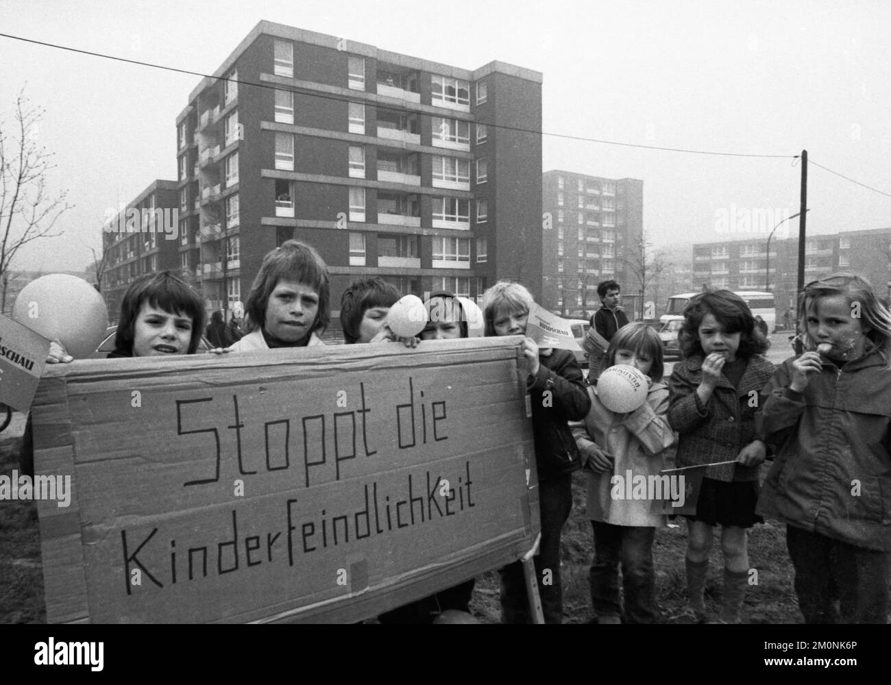 The Scharnhorst housing estate in Dortmund was the scene of the dispute ...
