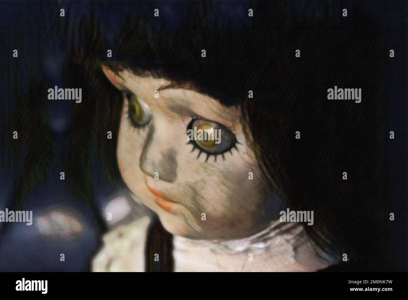 Creepy doll halloween hi-res stock photography and images - Alamy