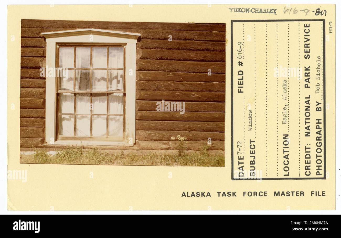 Window. Alaska Task Force Photographs Stock Photo - Alamy