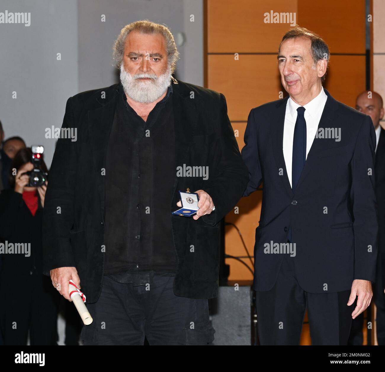 Milan, Italy. 07th Dec, 2022. Milan, Italy Ambrogini 2022 Giuseppe Sala ...