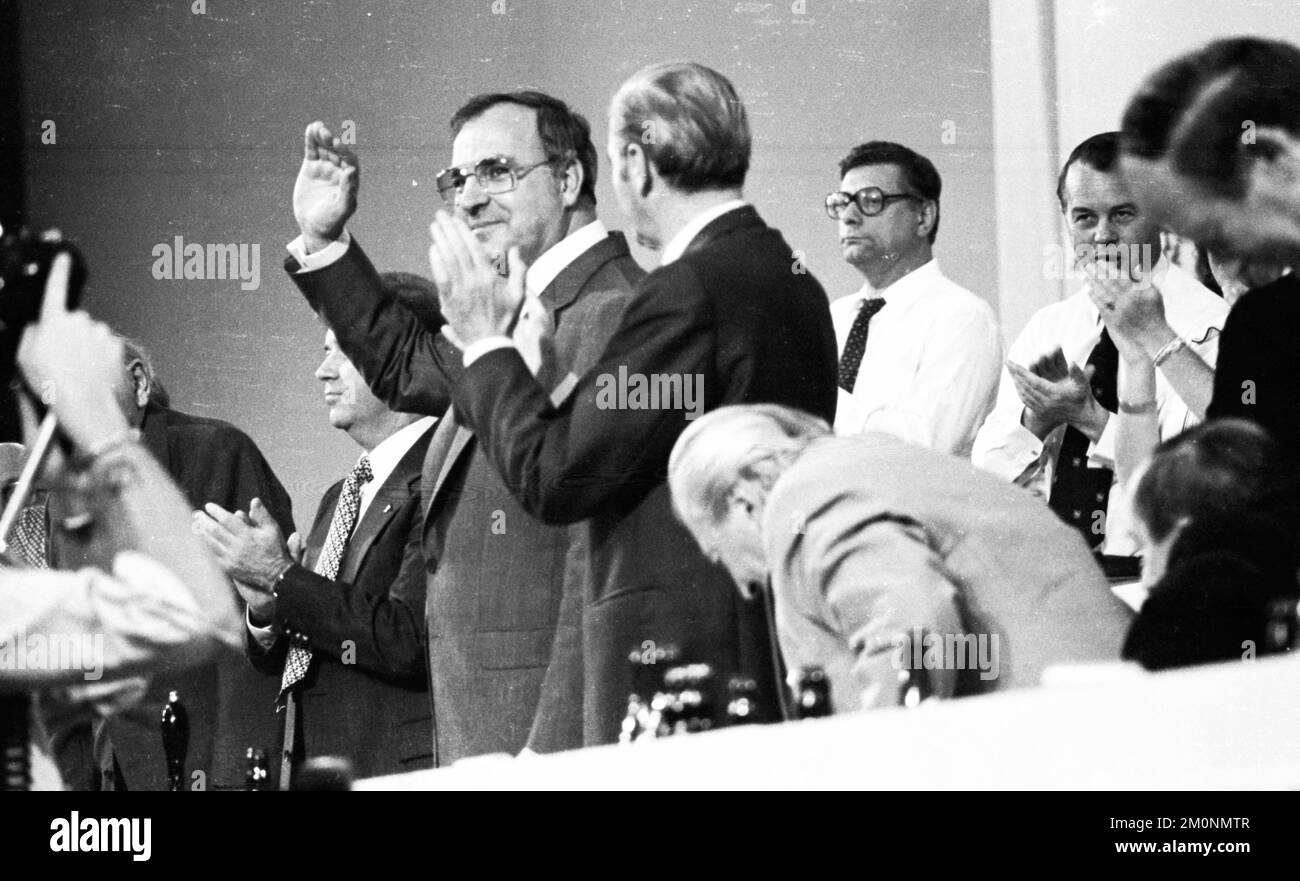Helmut kohl and kurt biedenkopf hi-res stock photography and images - Alamy