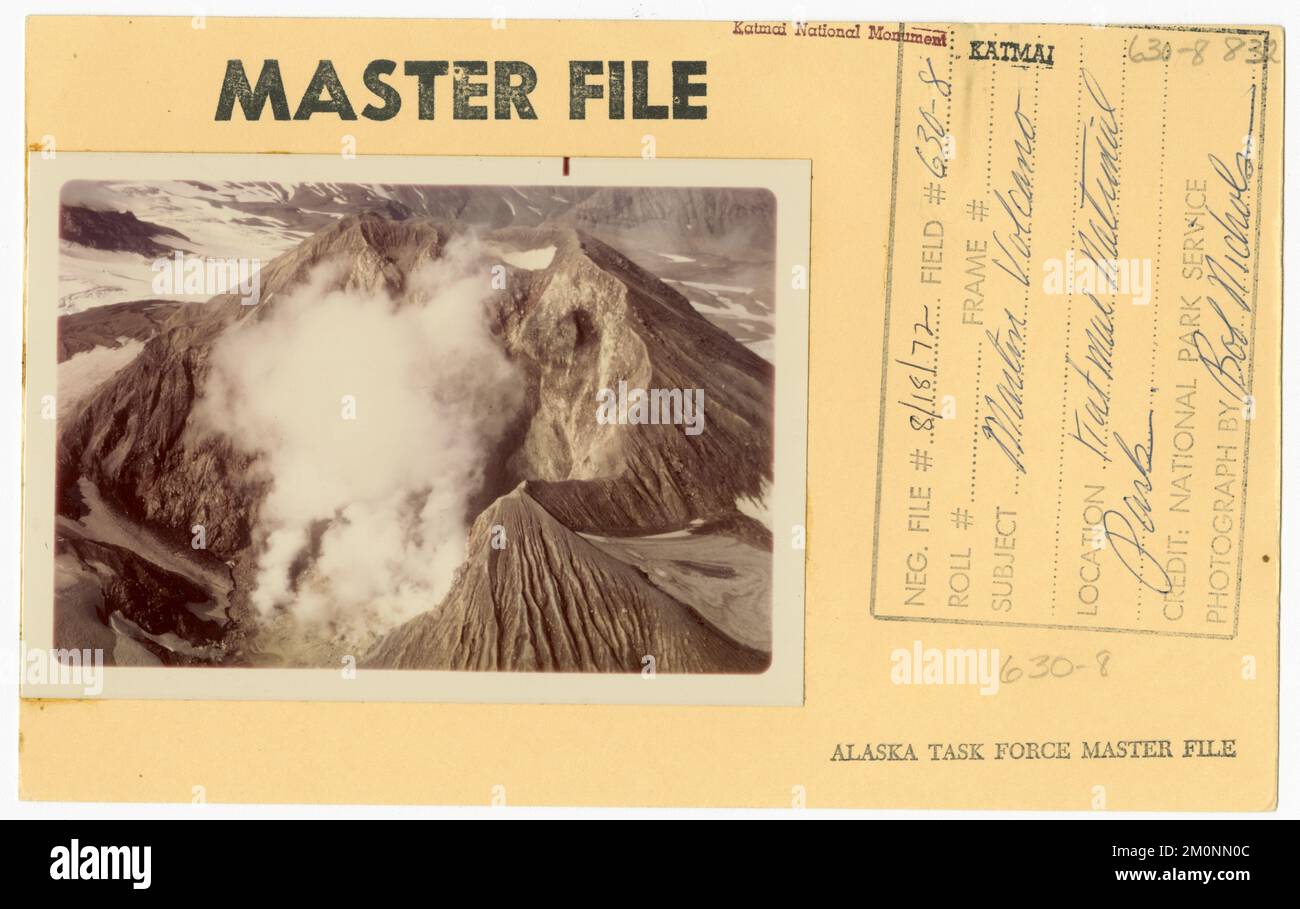 Martin Volcano. Alaska Task Force Photographs Stock Photo - Alamy