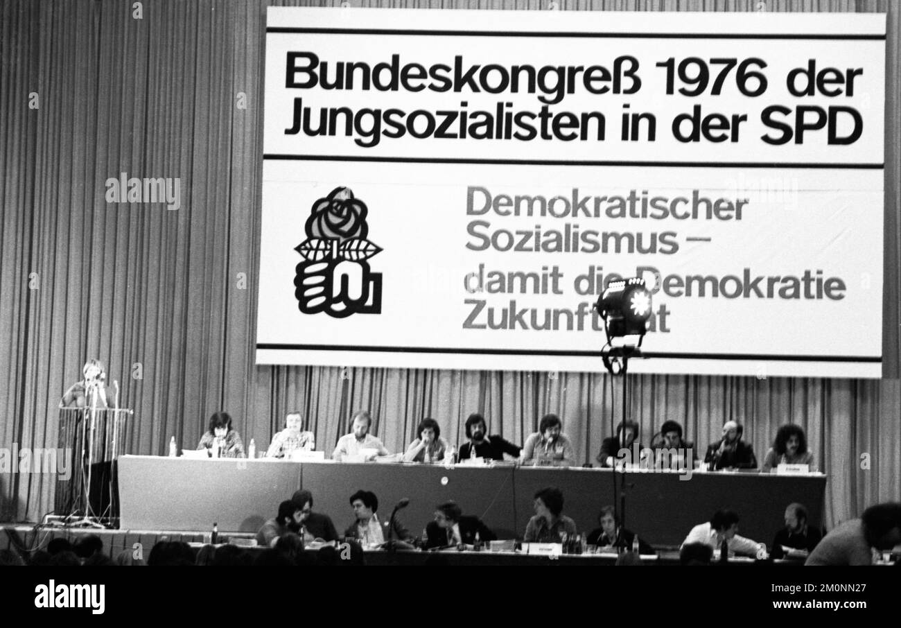 The Federal Congress of the Young Socialists in the SPD (Jusos) on 26. ...