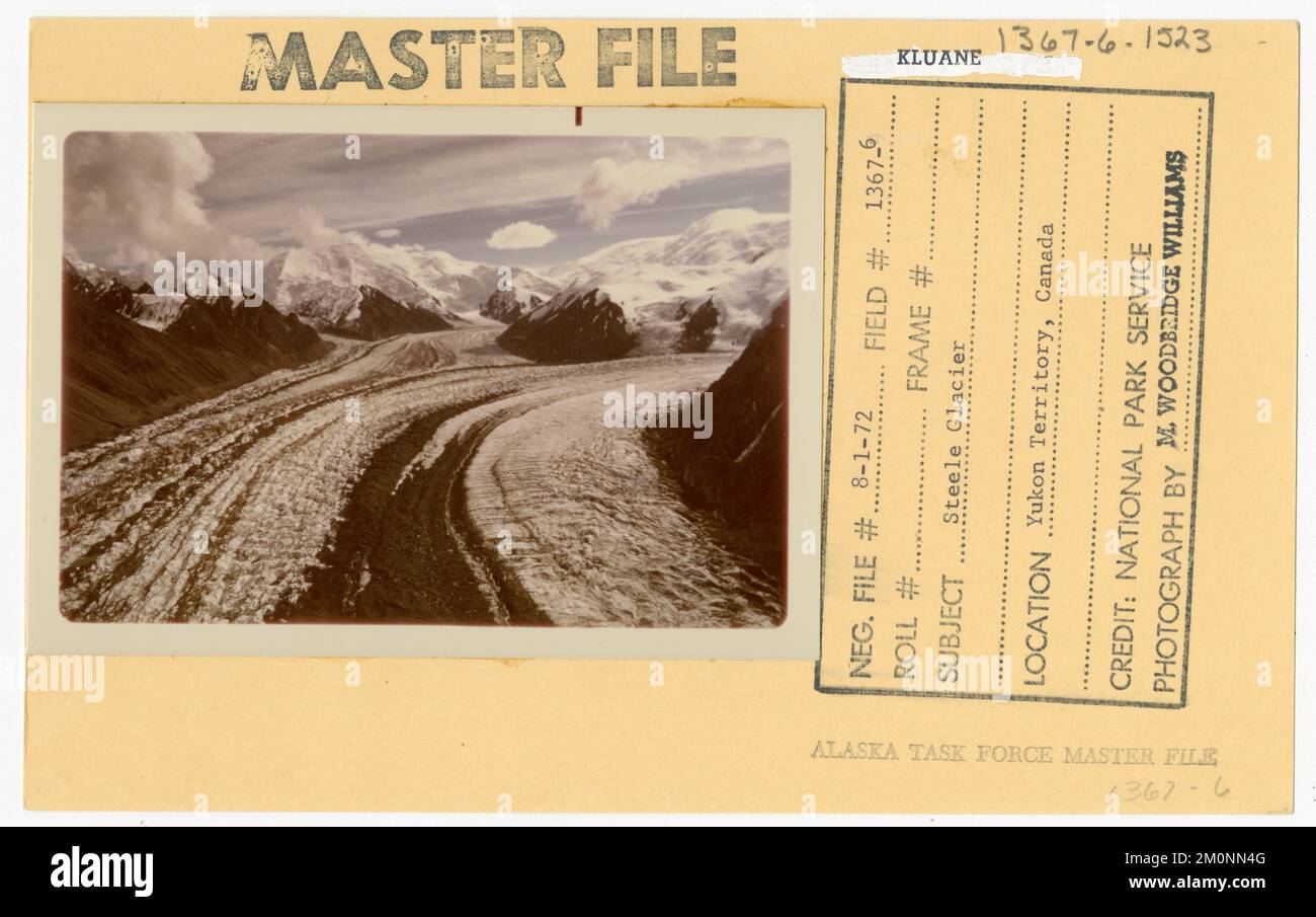 Steele Glacier. Alaska Task Force Photographs Stock Photo - Alamy