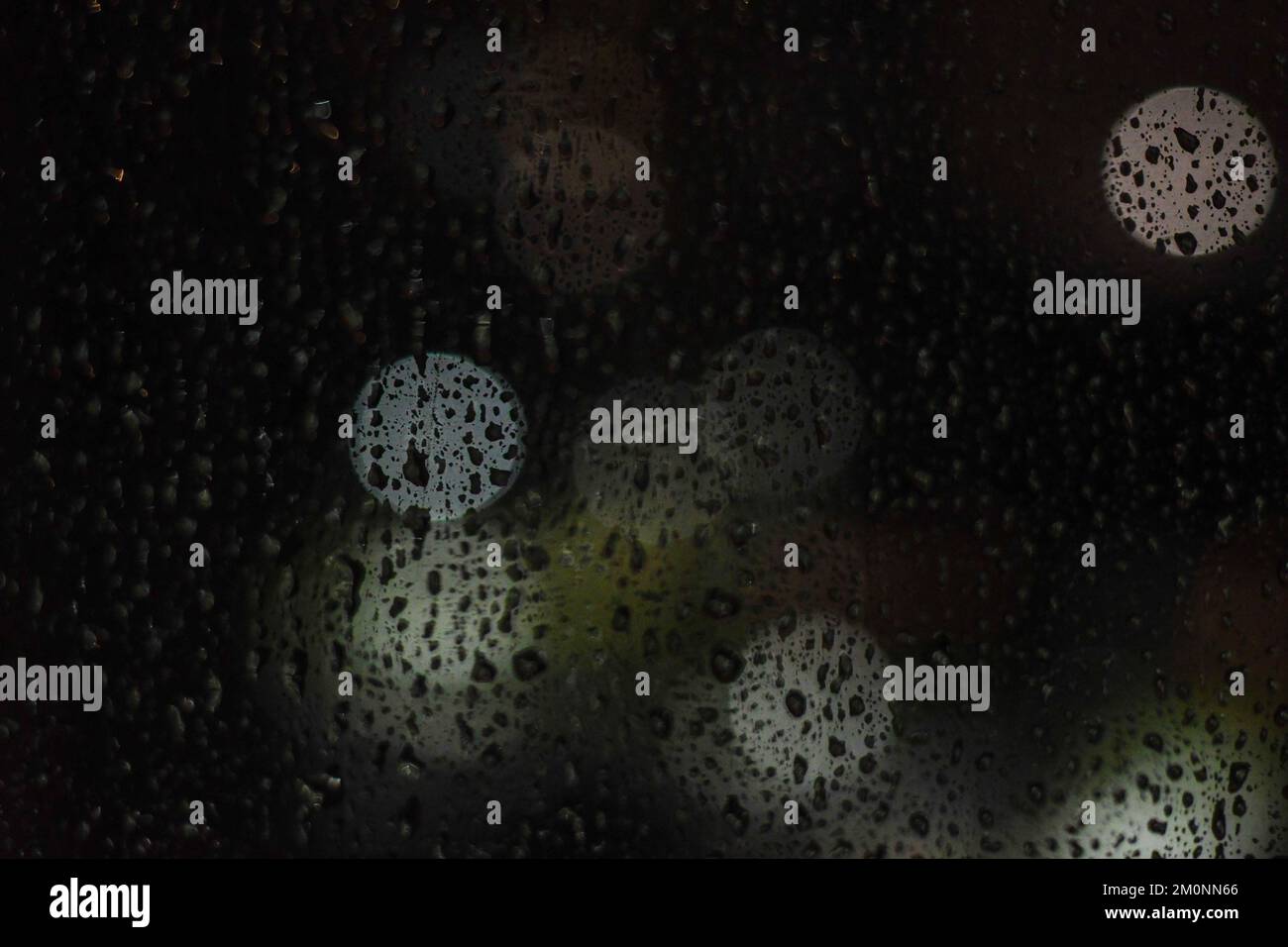 Raindrops falling on the window Stock Photo - Alamy