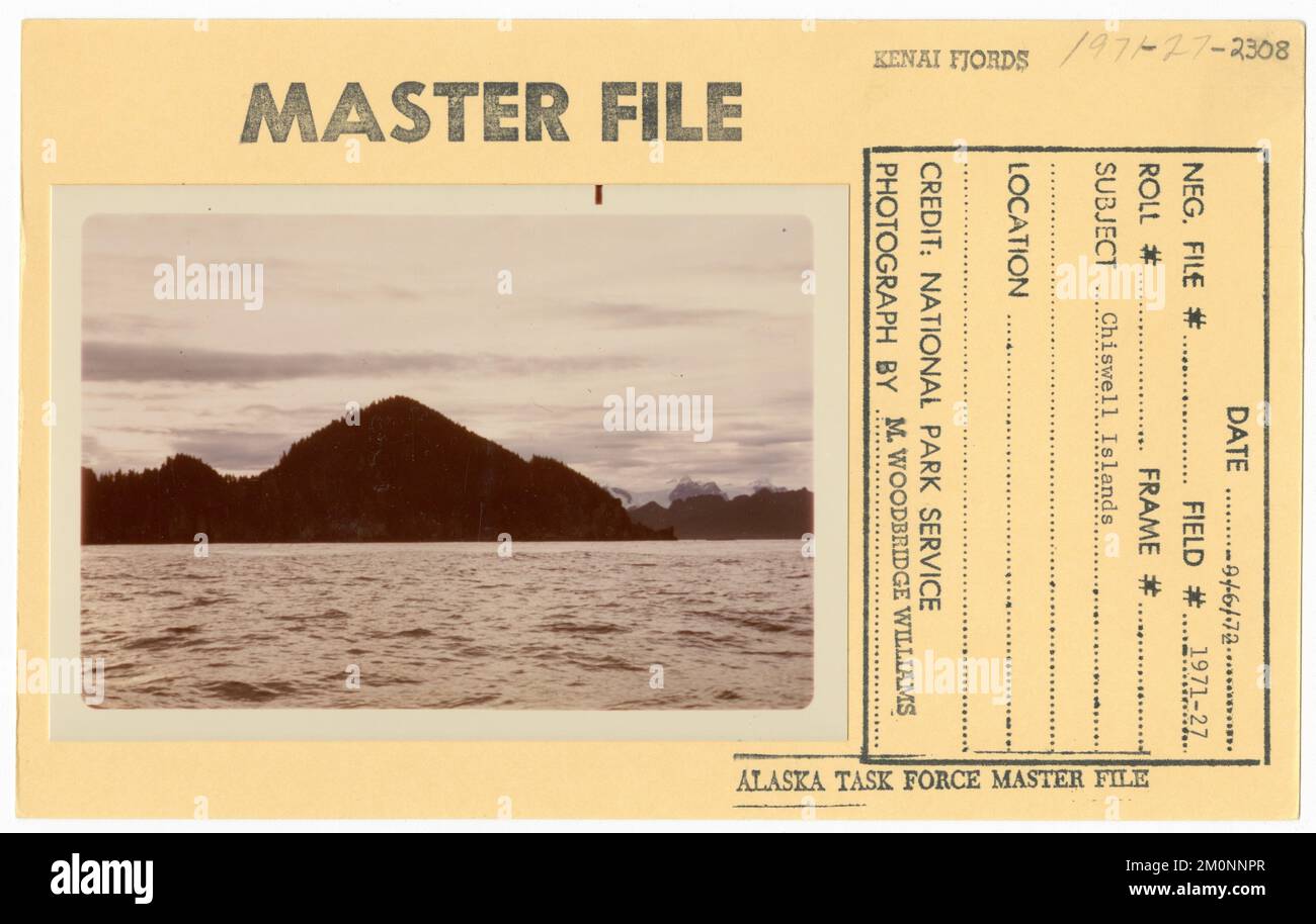 Chiswell Islands. Alaska Task Force Photographs Stock Photo - Alamy