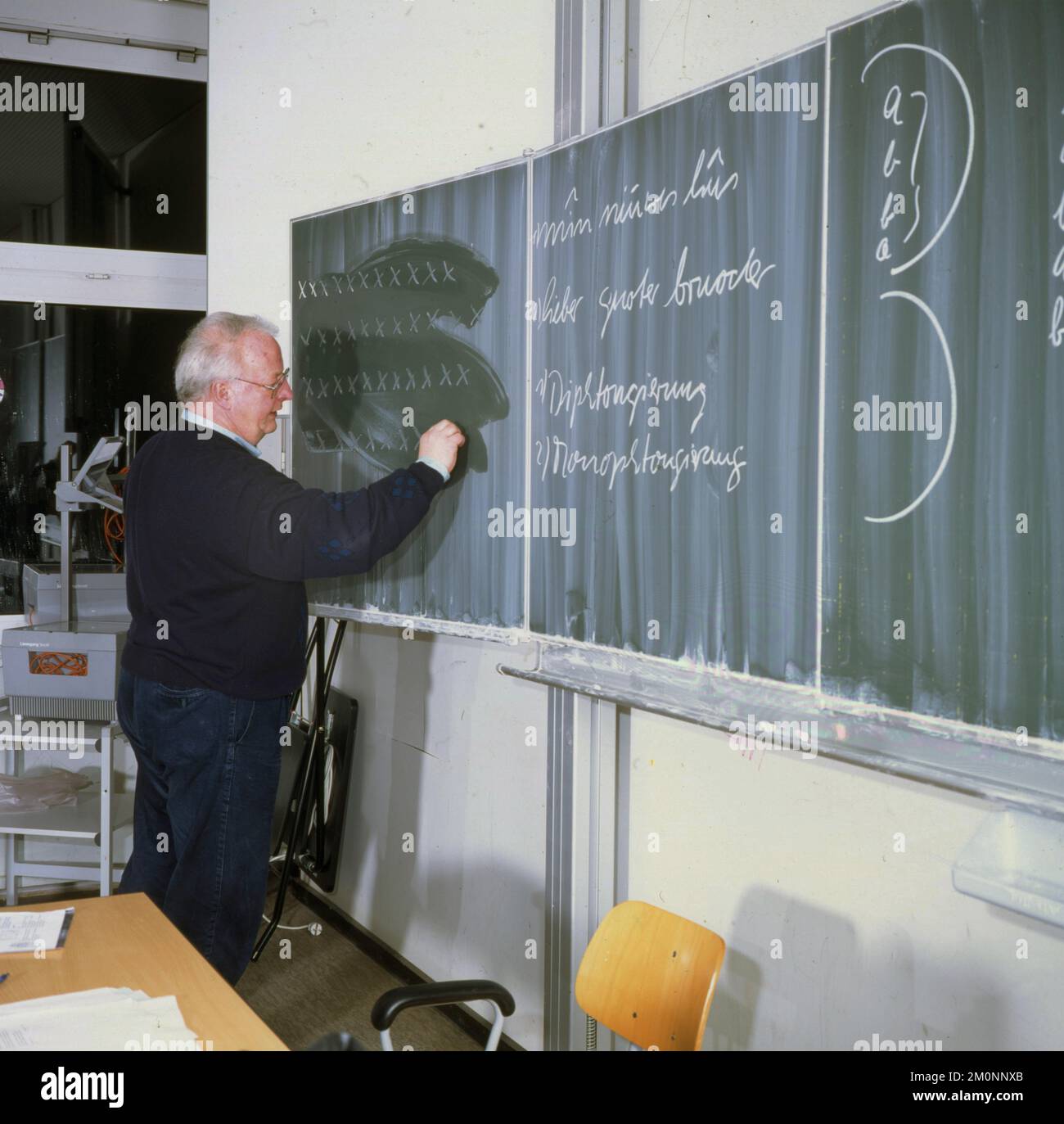 Lessons in the 2nd educational pathway, here in the Abendgymnasium ...