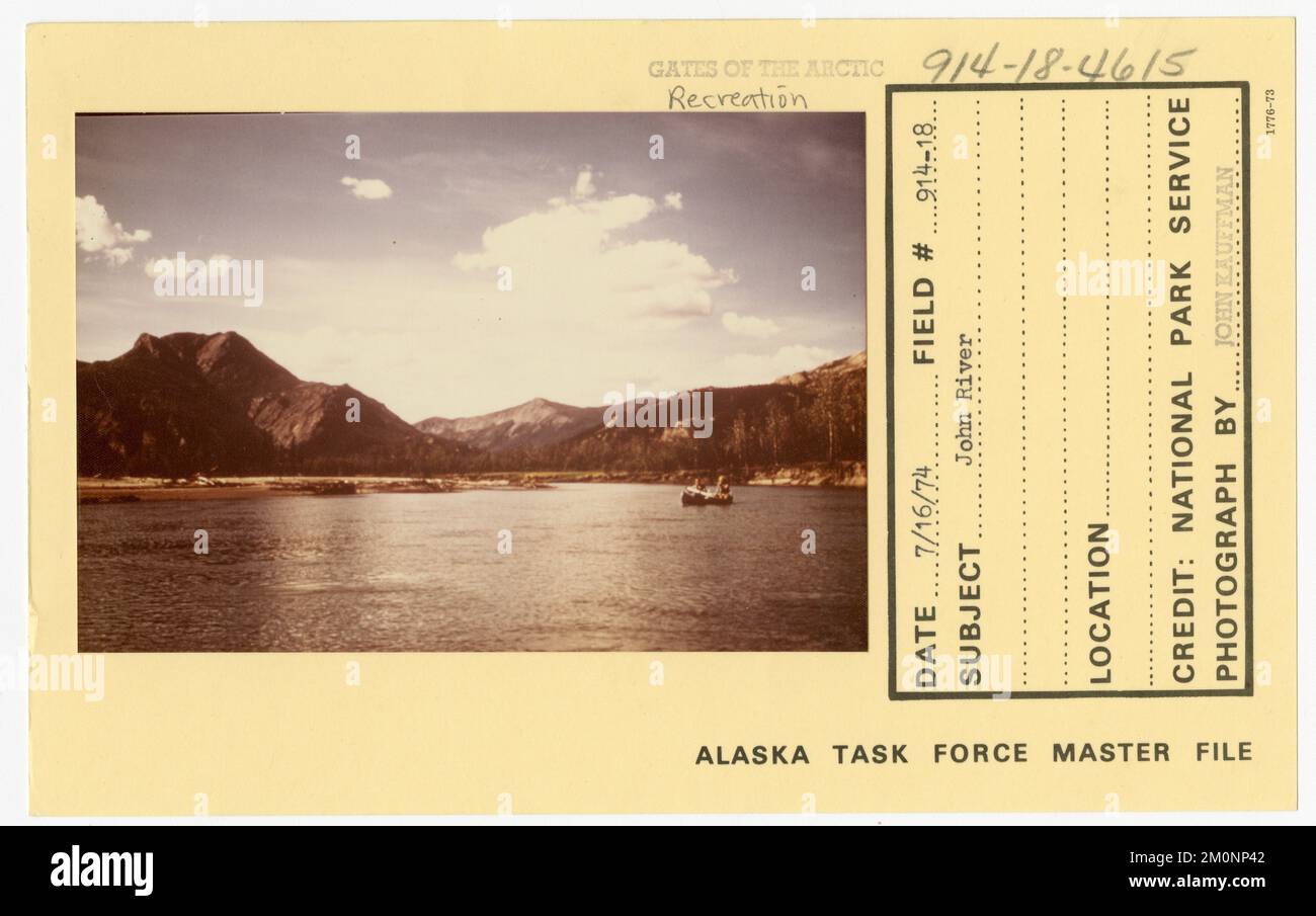 John River. Alaska Task Force Photographs Stock Photo - Alamy
