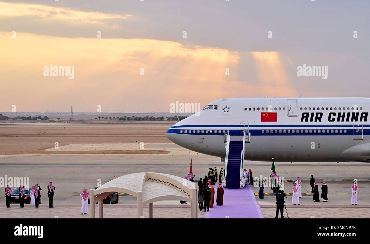 Riyadh, Saudi Arabia. 7th Dec, 2022. Chinese President Xi Jinping's ...