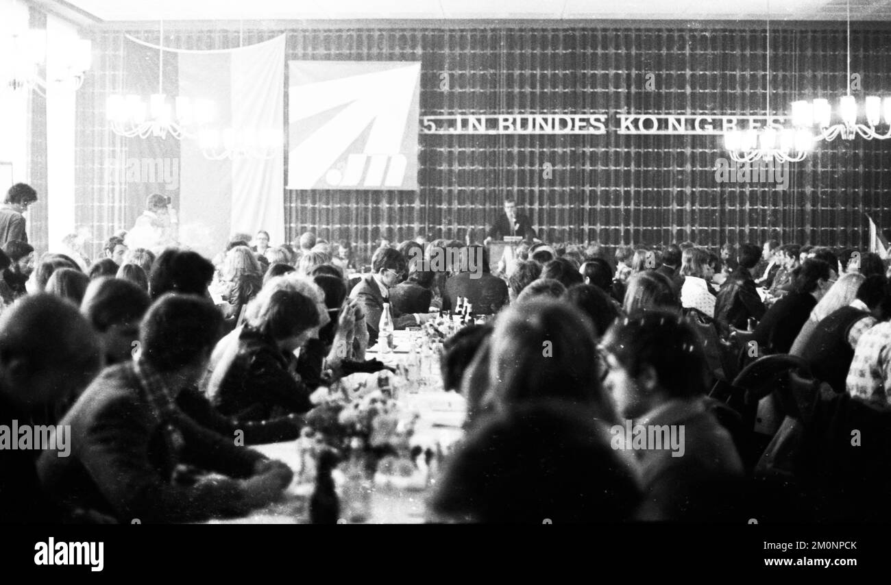 The 5th Congress of the JN (Junge Nationaldemokraten), the neo-Nazi ...