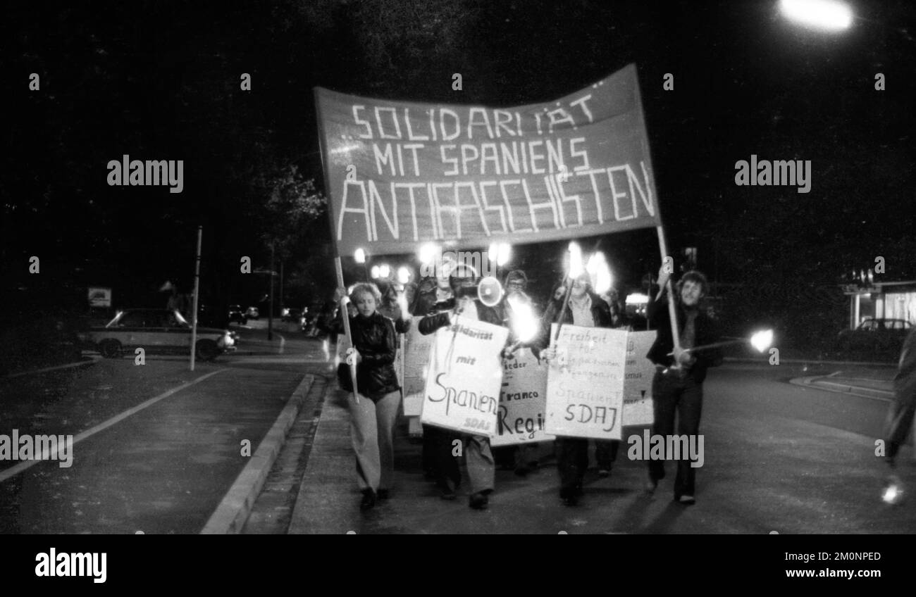 The Franco dictatorship's persecution of Spanish democrats prompted ...