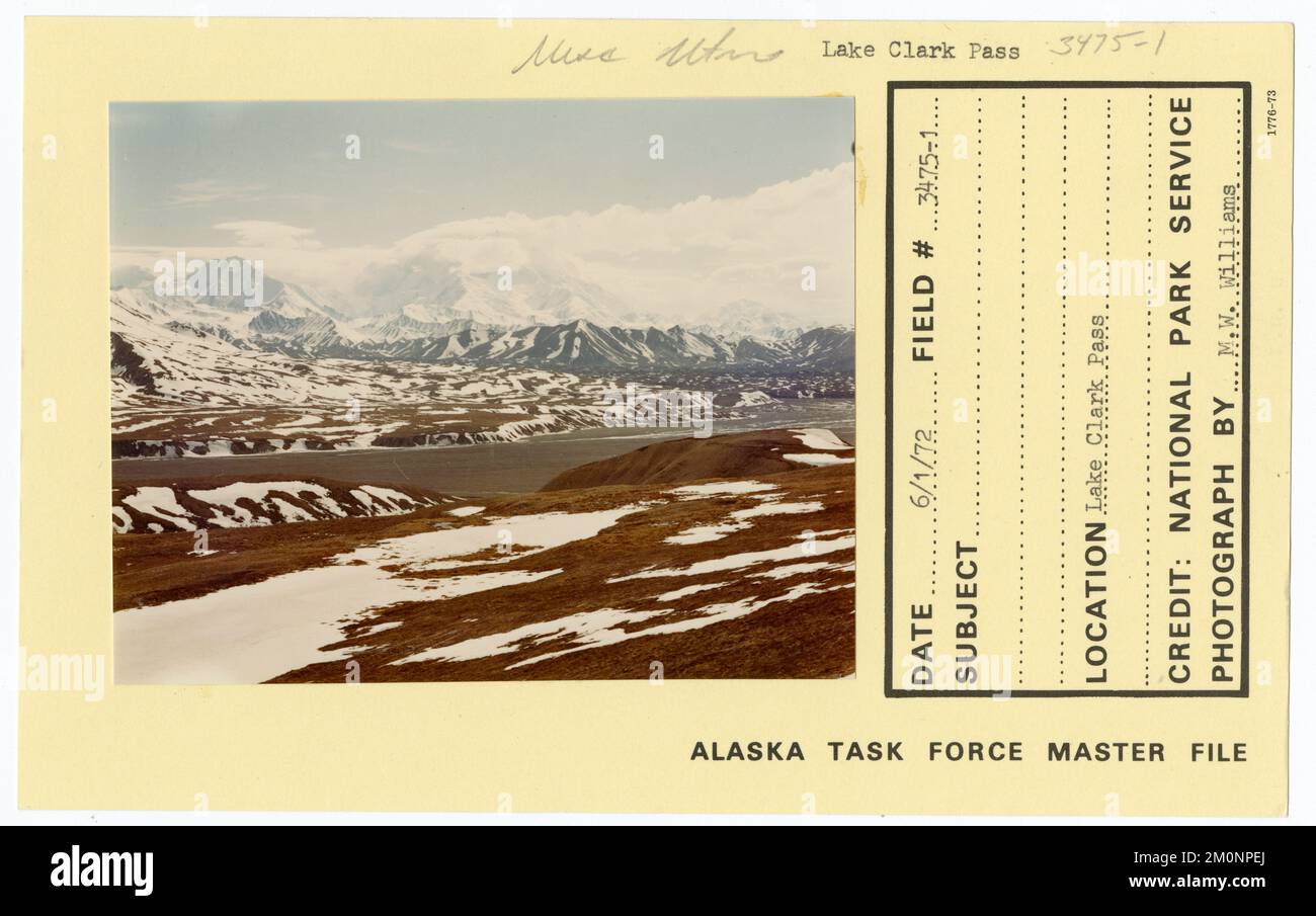 Lake Clark Pass. Alaska Task Force Photographs Stock Photo - Alamy