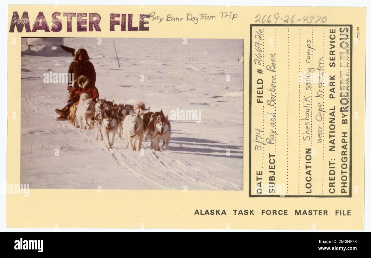 Ray and Barbara Bane. Alaska Task Force Photographs Stock Photo - Alamy