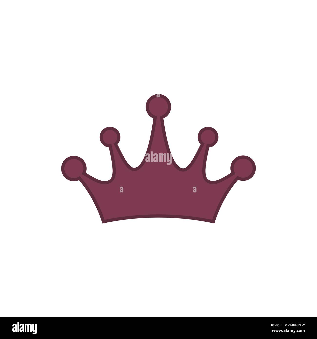 Princess crown icon on Cut Out Stock Images & Pictures - Alamy