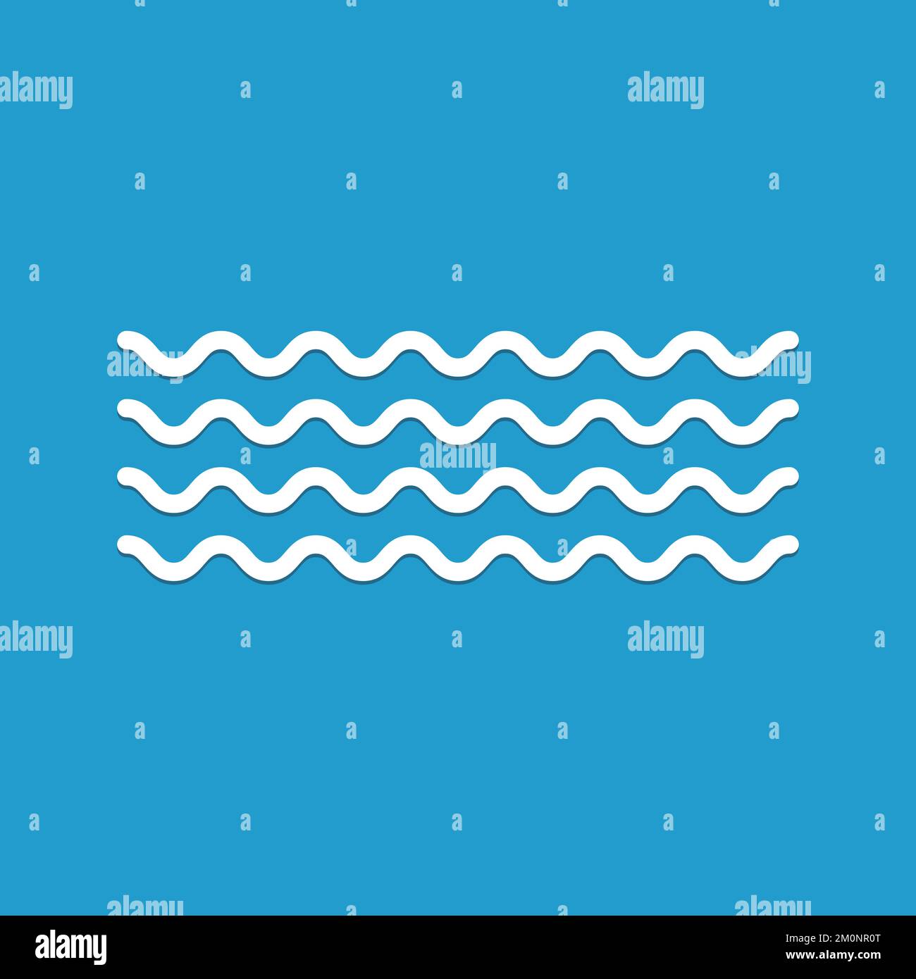 Ocean wave outline vector Stock Vector Images - Alamy