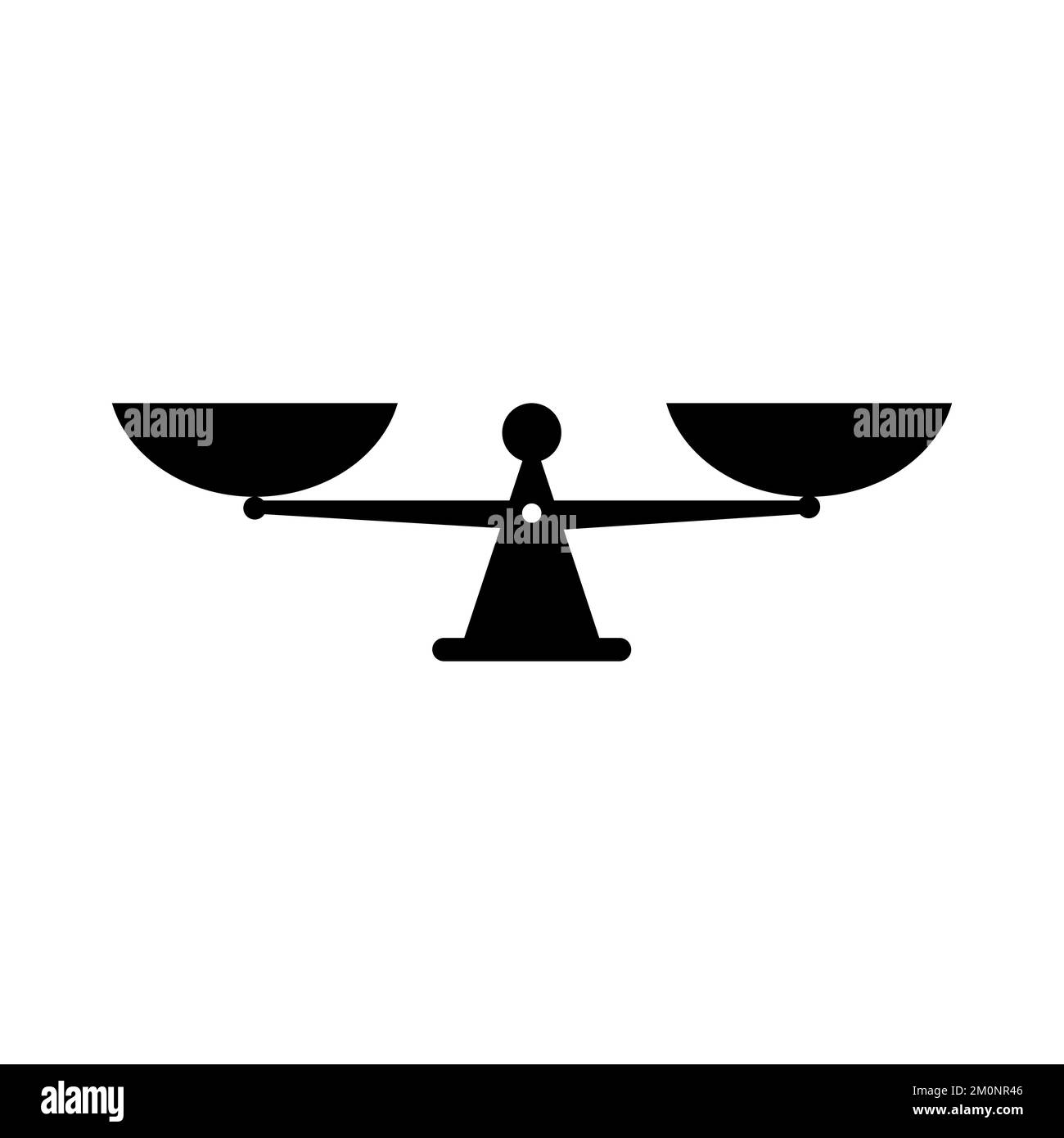 Vector scales black Icon isolated on white background Stock Vector ...