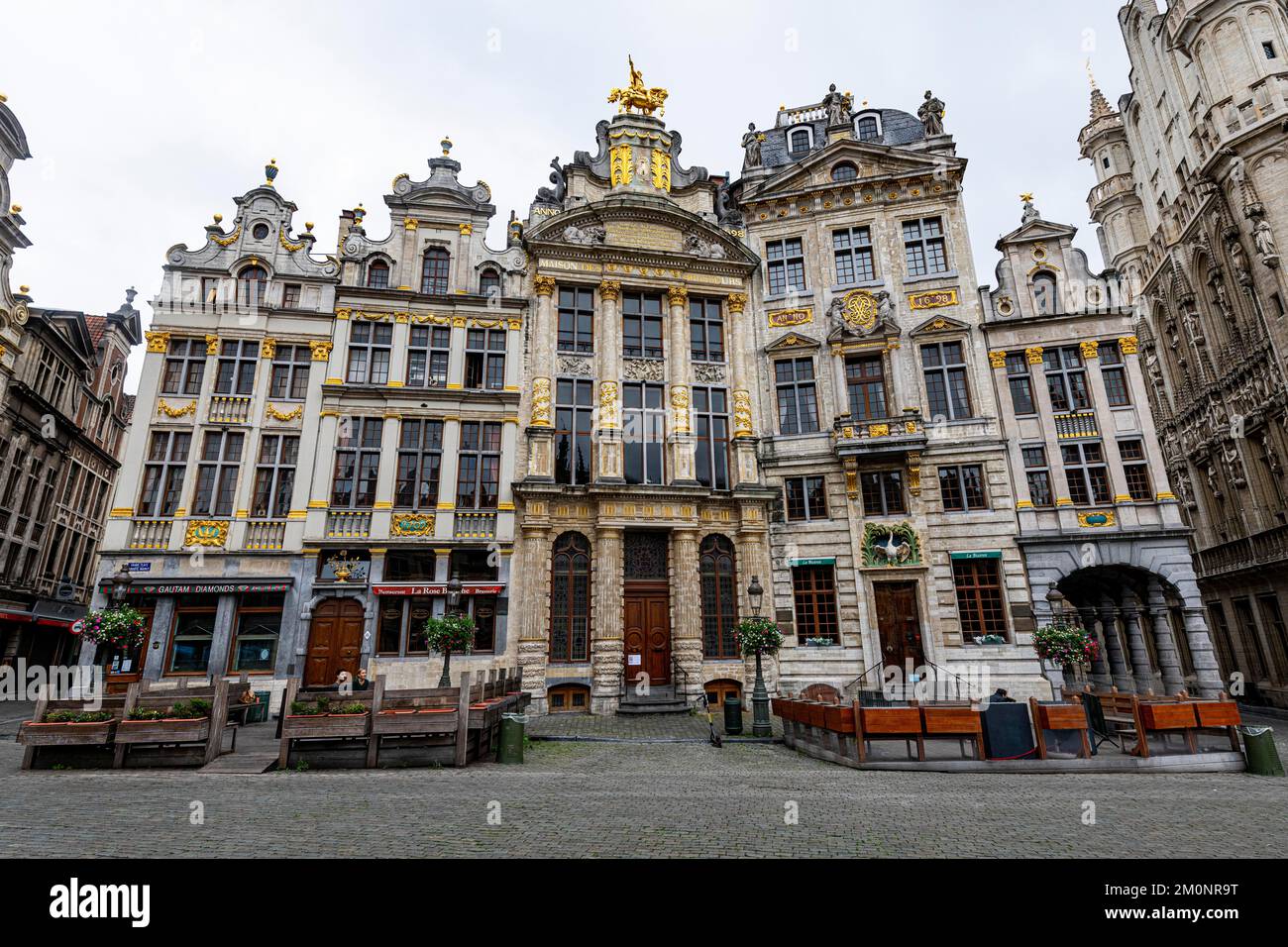 Unesco world heritage site Grand Place the central square of Brussels ...
